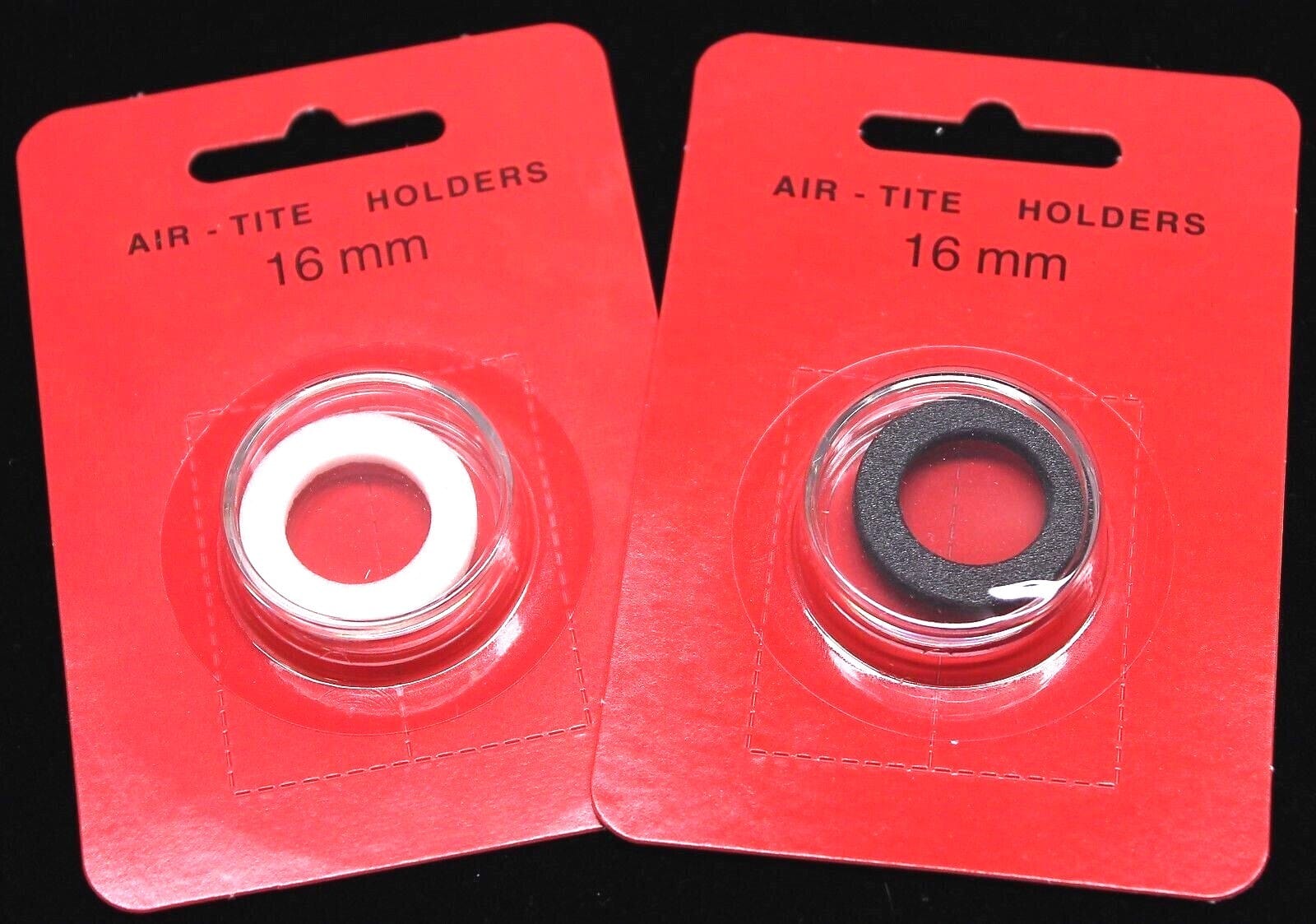 16mm GENUINE Airtite Coin Capsule w/Black Ring for 1/10oz Gold American ...